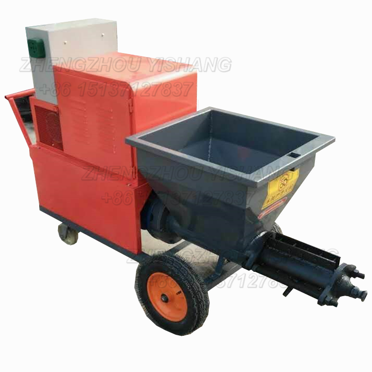 small plunger type cement exterior wall insulation stucco spraying ...