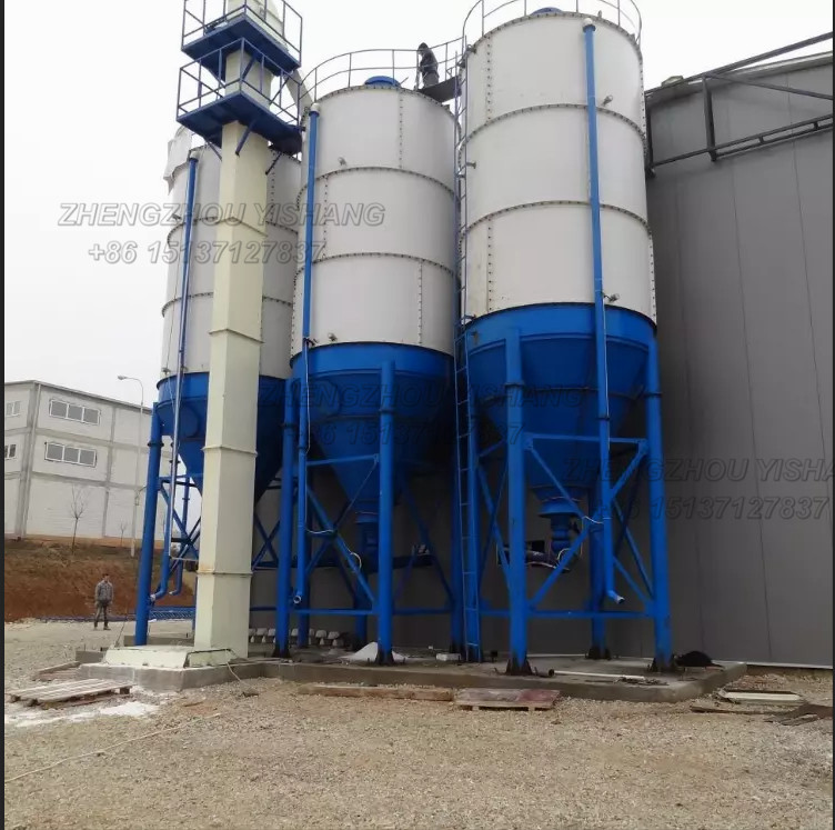 Sand cement dry powder raw materials flake silo gypsum powder storage ...