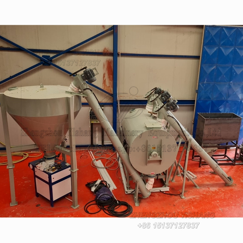 Raw material weighing dry mix jointing mortar mixing machine production ...